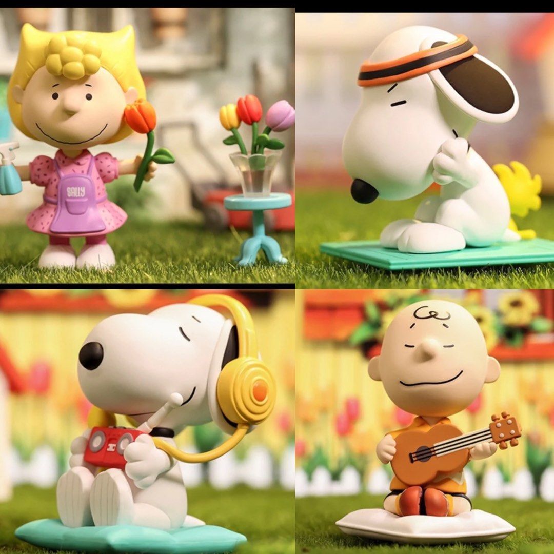 SNOOPY CHILL AT HOME SERIES POPMART FIGURINE / FULL SET / BLIND BOX ...