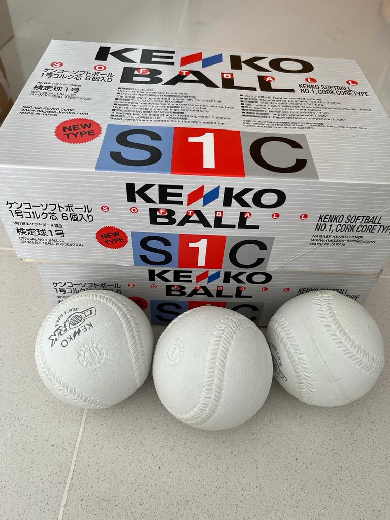 12 Softballs White U12 NSG KENKO, Sports Equipment, Sports & Games ...