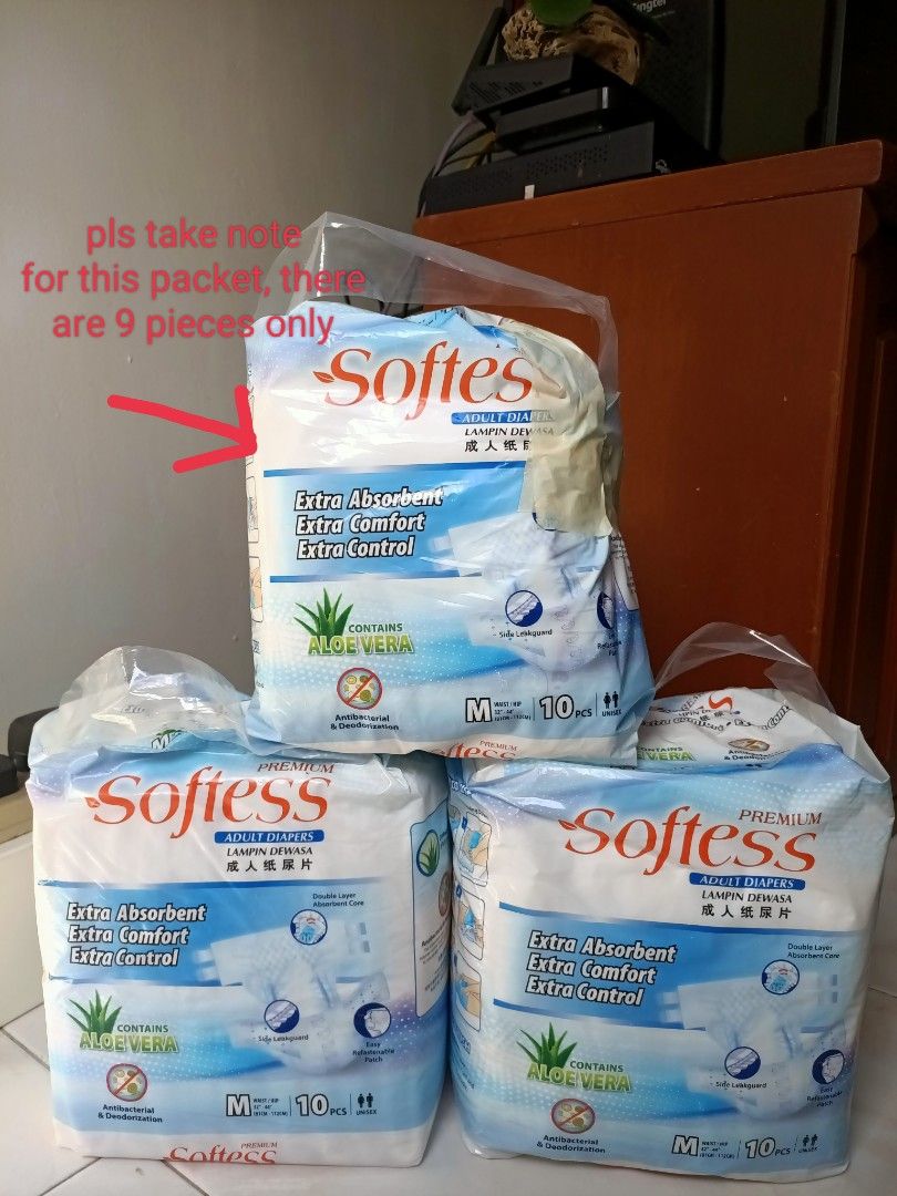 Softess Adult Diapers, Beauty & Personal Care, Sanitary Hygiene on ...