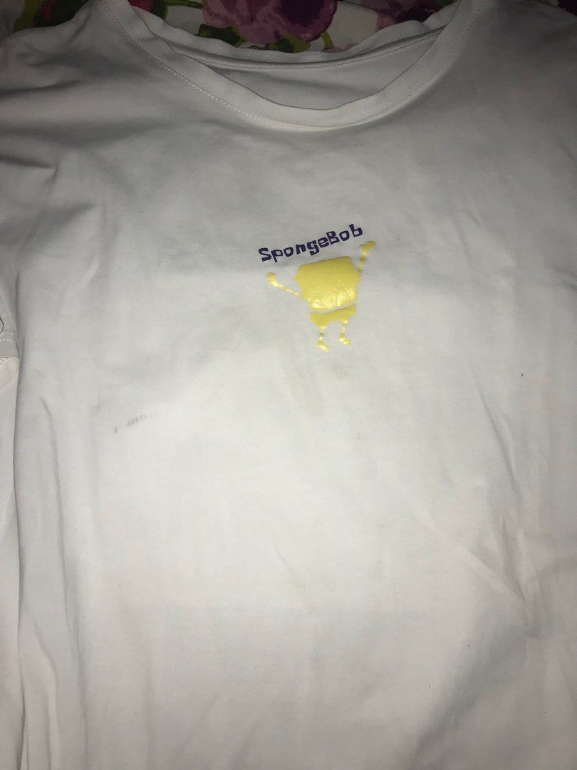 Spongebob top, Women's Fashion, Tops, Shirts on Carousell