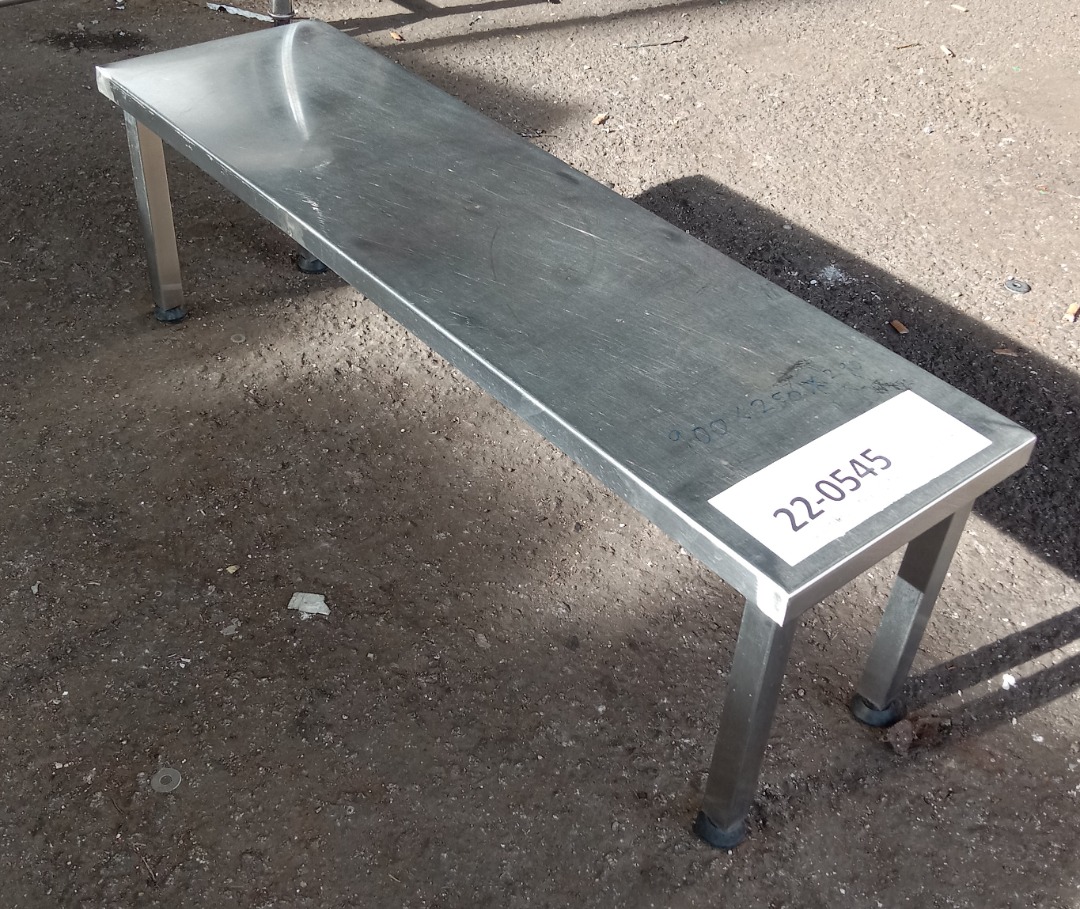 Stainless steel 1 tier equipment table, Furniture & Home Living ...