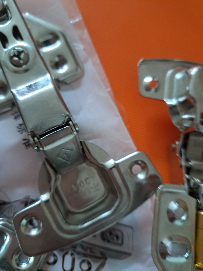 Stainless Steel "HALF OVERLAY" Cabinets Hinge (whatsapp only ...