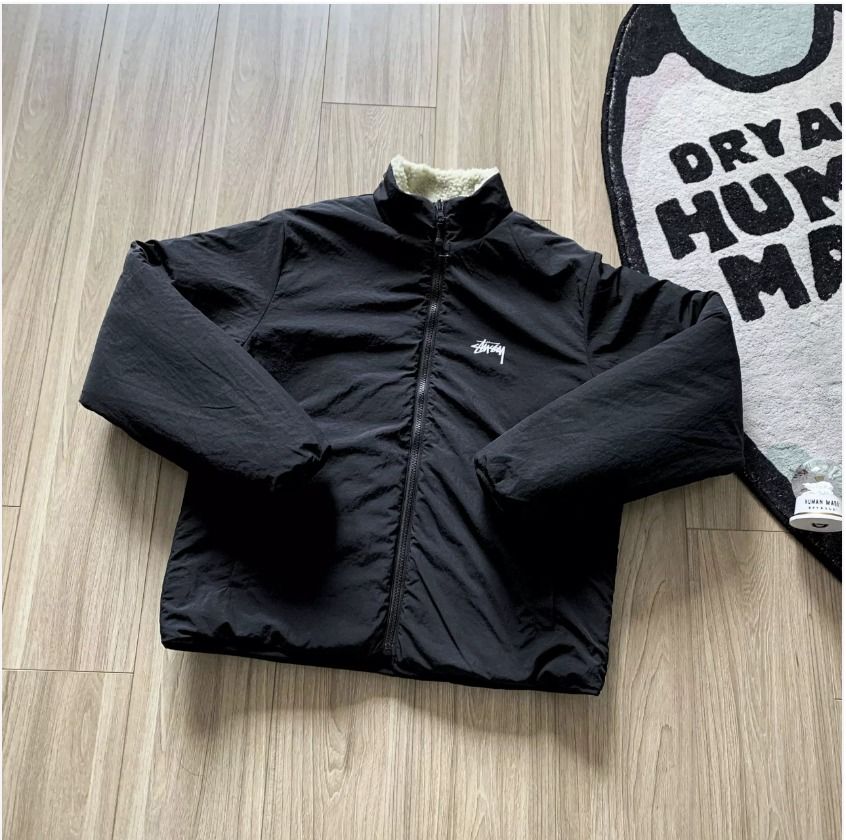 Stussy 8 Ball Fleece/Sherpa (Reversible), Men's Fashion, Activewear on Carousell