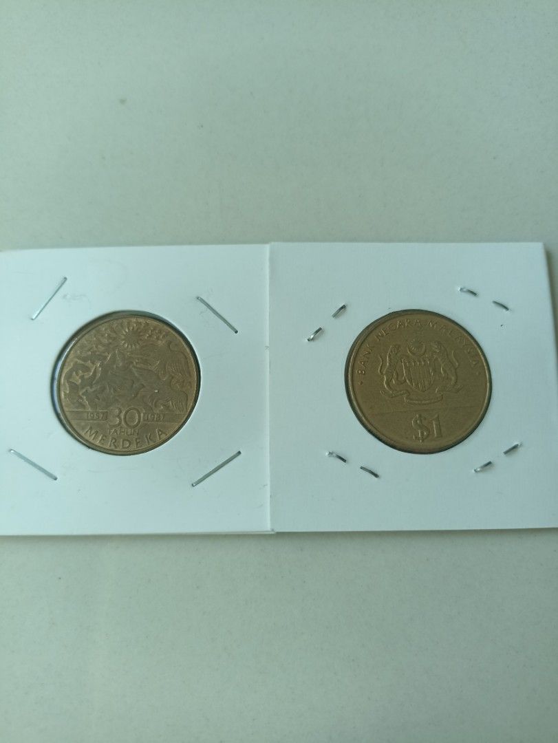 Syiling Rm1 -30 Tahun Merdeka, Hobbies & Toys, Collectibles ...