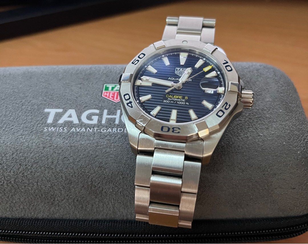 Tag Heuer Calibre 5 automatic, Luxury, Watches on Carousell