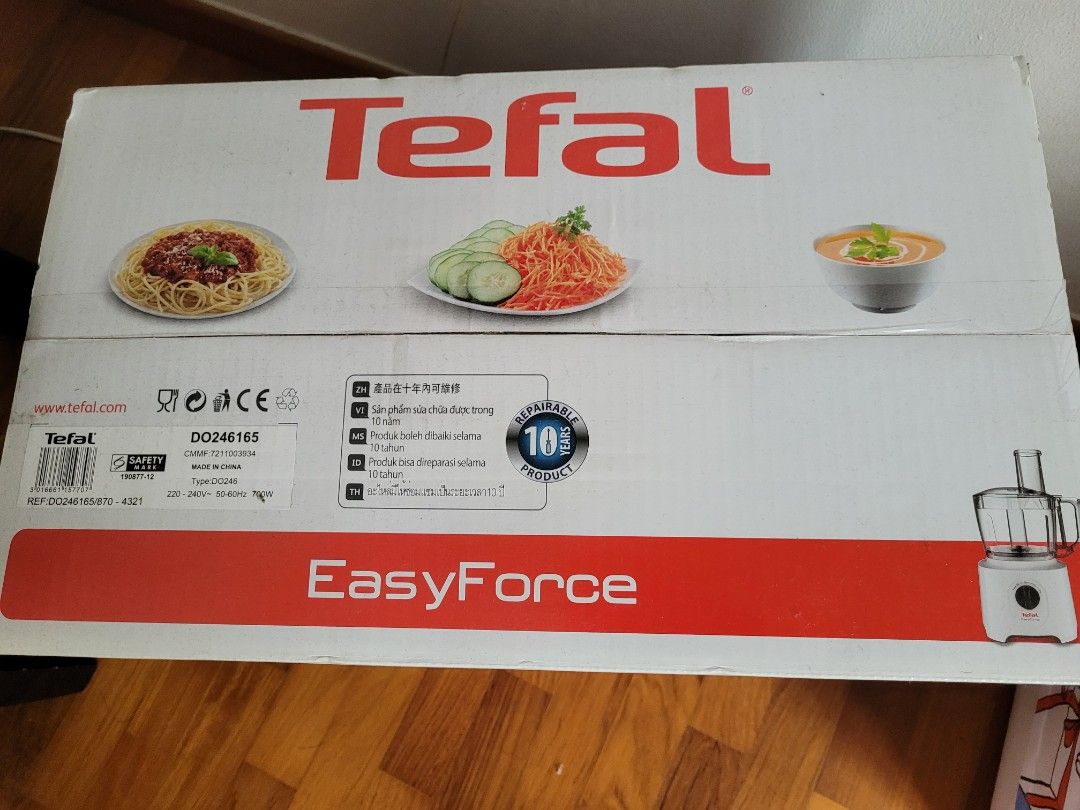 TEFAL brand new food processor, TV & Home Appliances, Kitchen ...