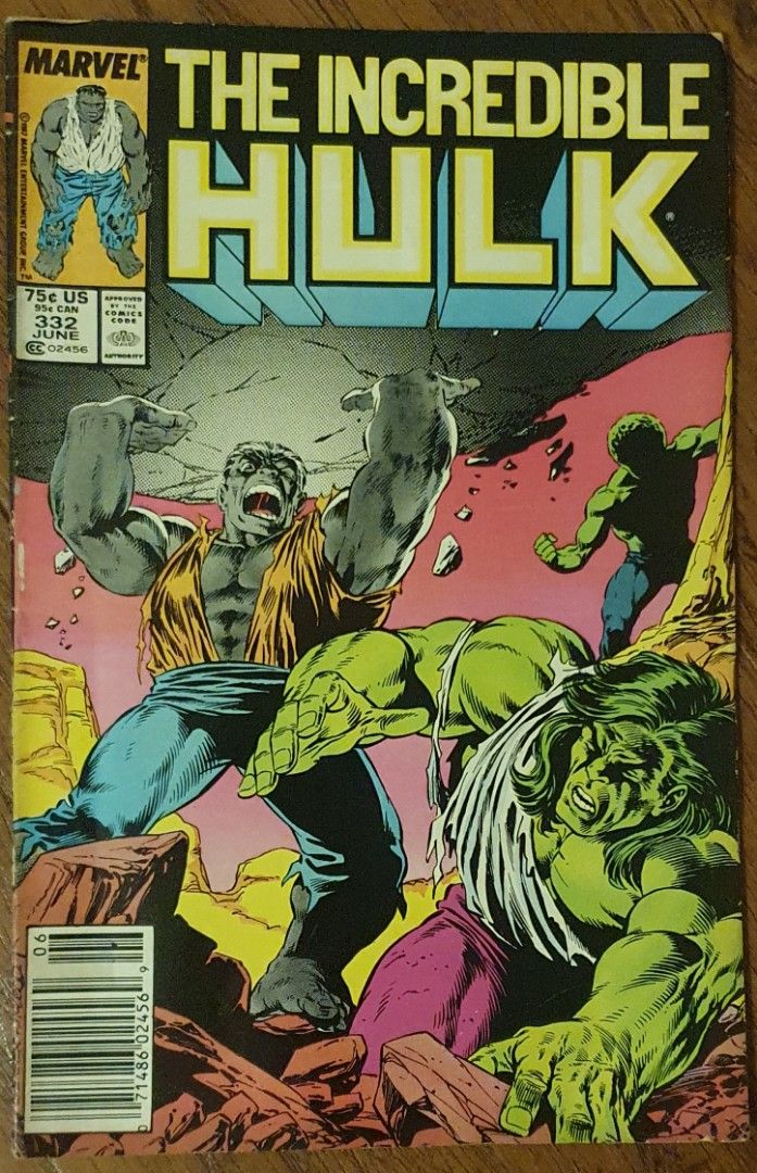 The Incredible Hulk #332, Hobbies & Toys, Books & Magazines, Comics ...