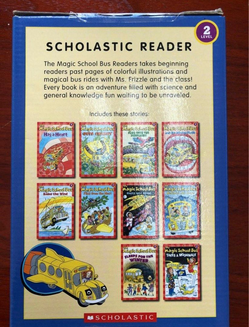 The magic school bus reader box set 2, 興趣及遊戲, 書本 & 文具, 小朋友書 - Carousell