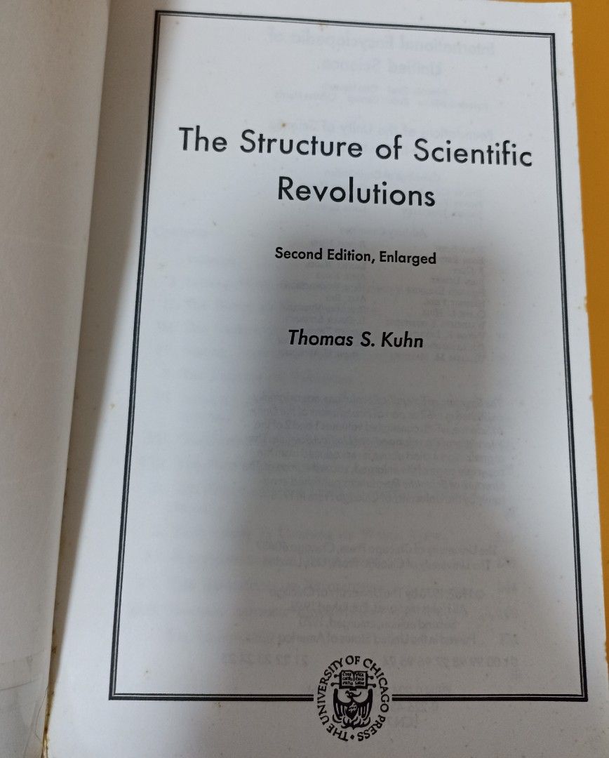 The Structure of Scientific Revolutions by Thomas Kuhn, Hobbies & Toys ...