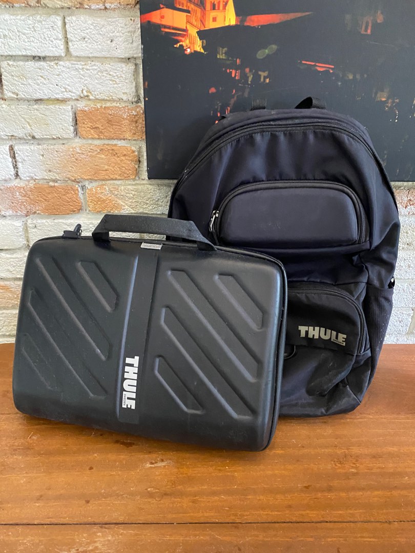 Thule Backback & Laptop Case, Men's Fashion, Bags, Backpacks on Carousell