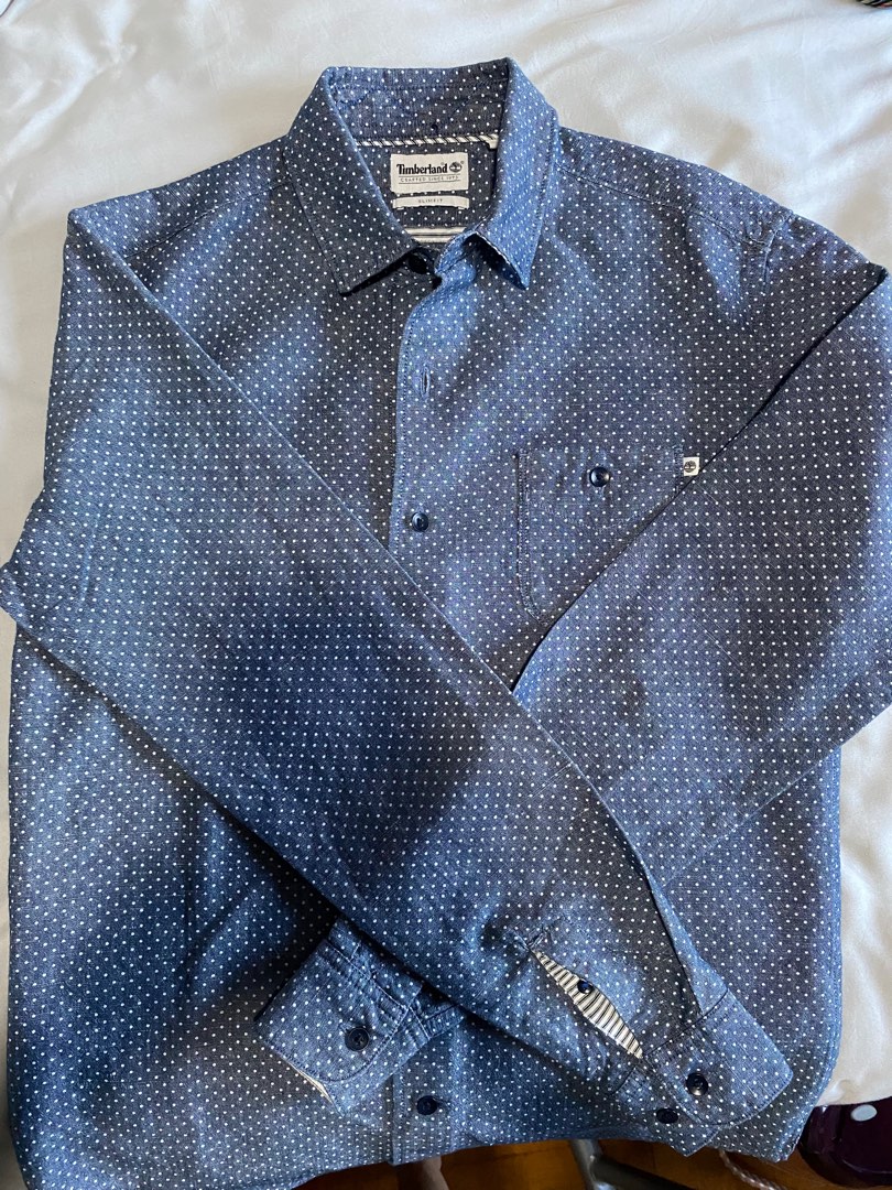 Timberland, Men's Fashion, Tops & Sets, Formal Shirts on Carousell