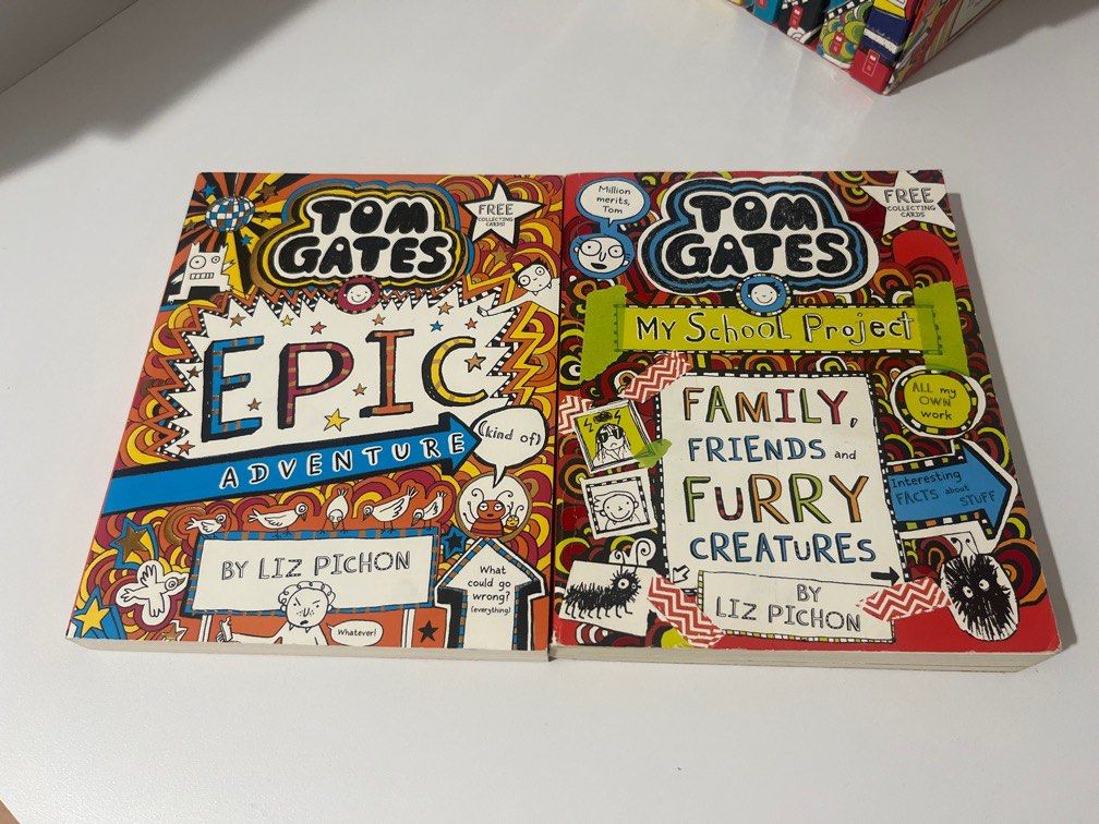 Tom Gates Book Set + 2 Extra Titles, Hobbies & Toys, Books & Magazines ...