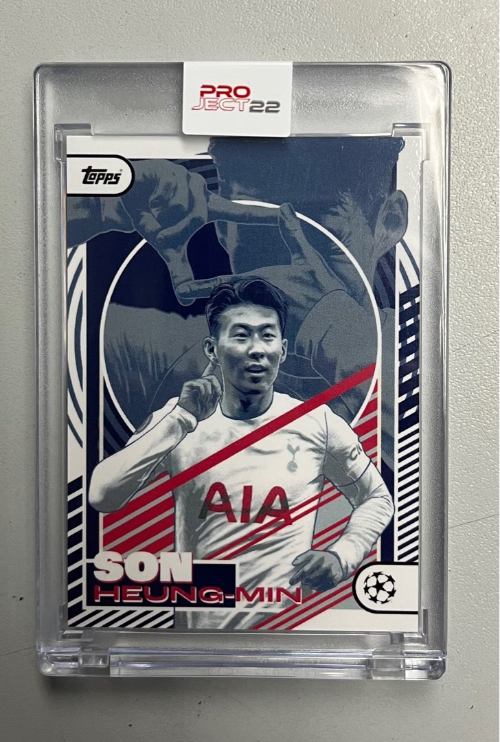 Topps project 22 Son Heung Min football card, 興趣及遊戲, 收藏品及紀念品, 明星周邊 ...