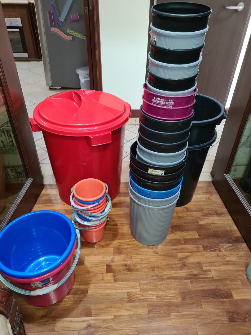 Toyogo Trash Bins, Pails, and Wastepaper Baskets, Furniture & Home ...