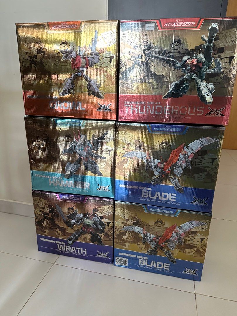 Transformers Dinobot Combiner GCreation Shuraking SRK-01 to SRK-05 with ...