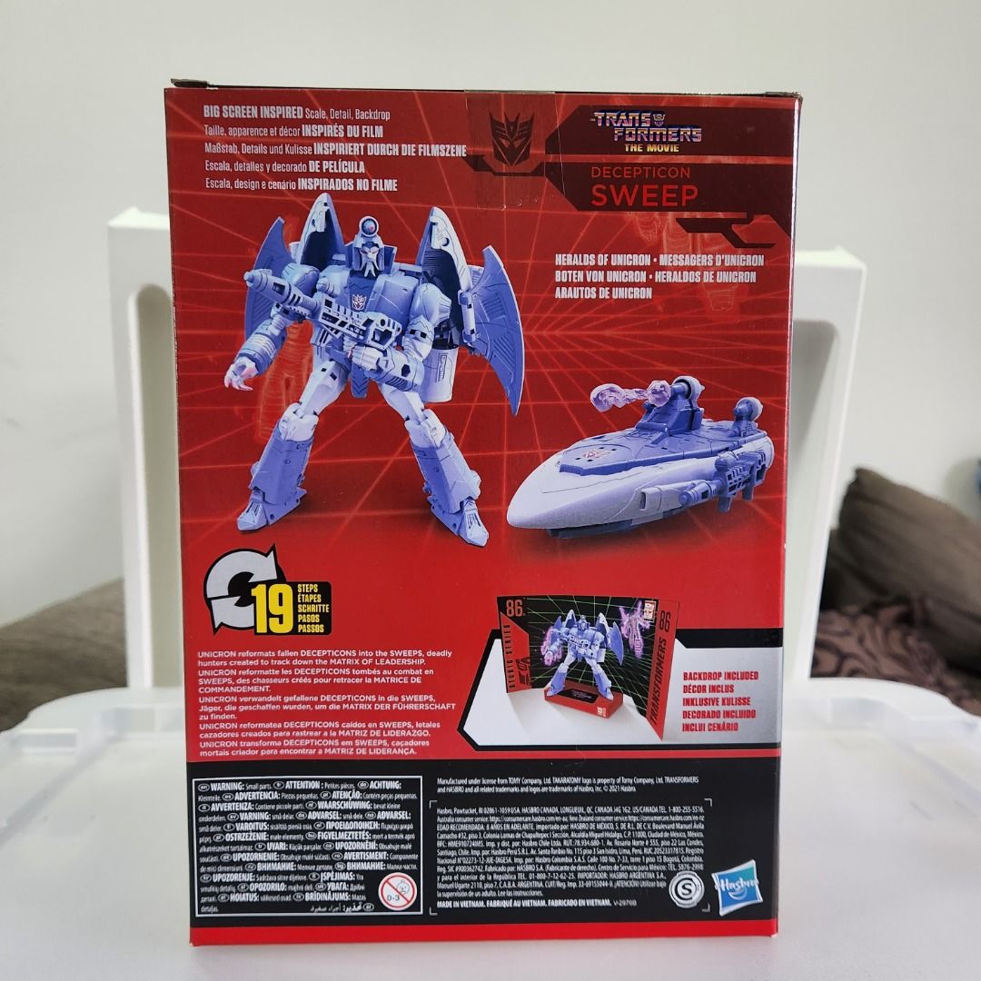 Transformers Studio Series 86 SWEEP, Hobbies & Toys, Toys & Games on ...
