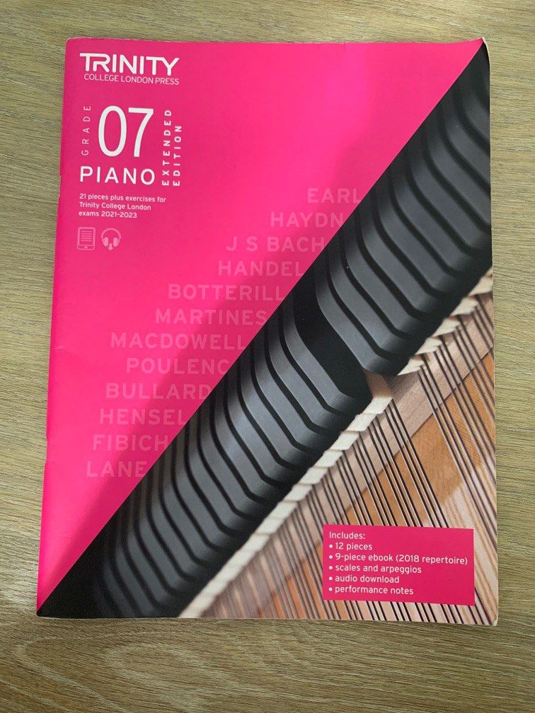 Trinity grade 7 piano book, Hobbies & Toys, Music & Media, Music Scores ...
