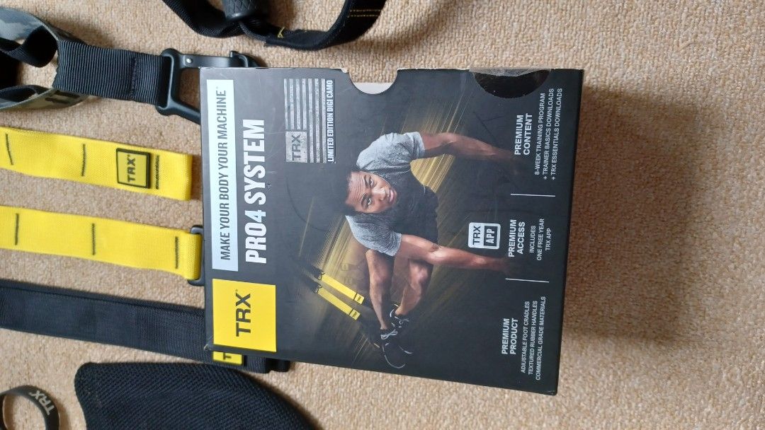 TRX PRO4 Suspension Trainer, Sports Equipment, Exercise & Fitness, Cardio & Fitness Machines on ...