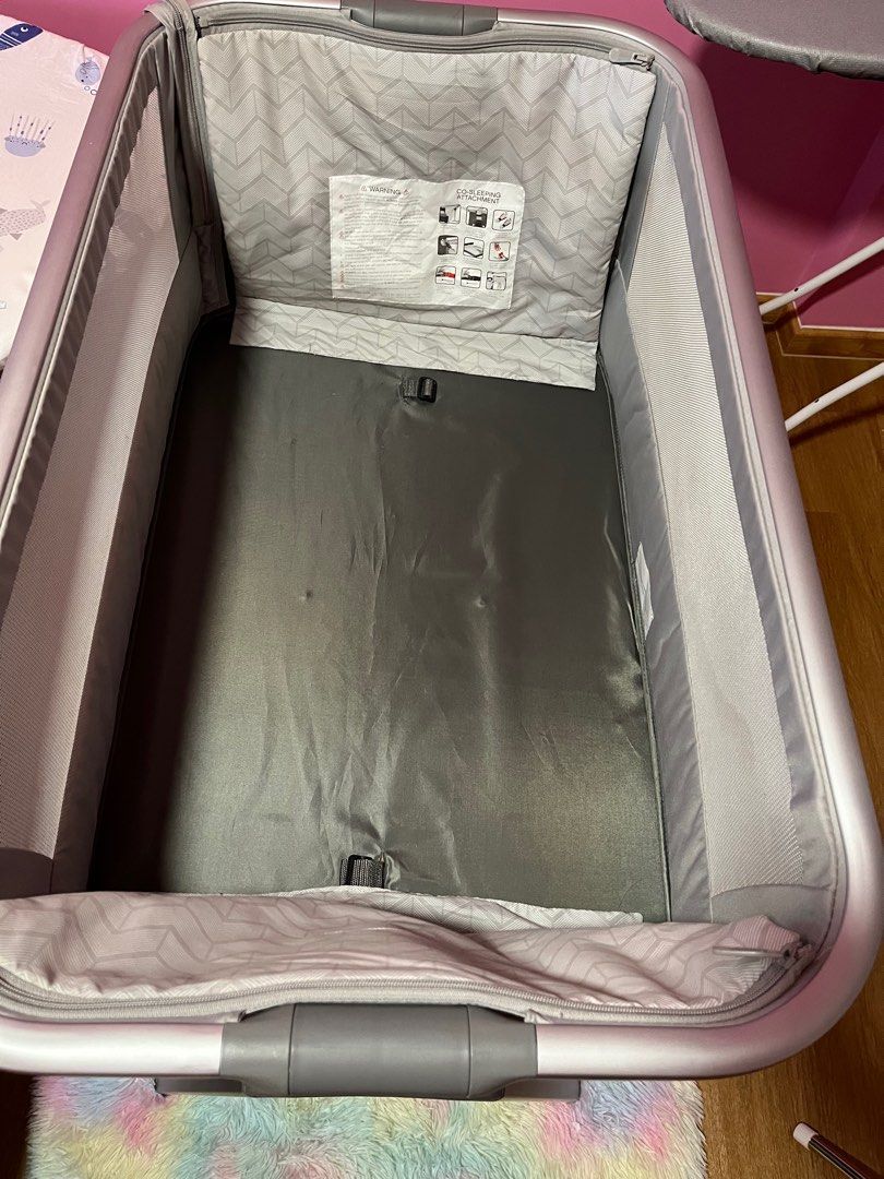 Tutti Bambini Cozee Air Bedside Co-Sleeper Crib With Rocking Feet ...