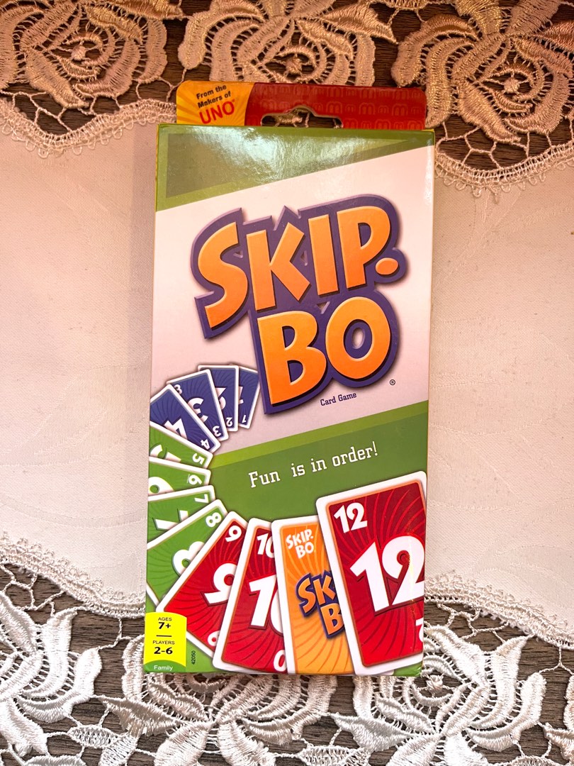 UNO Skip Bo Card Game, Hobbies & Toys, Toys & Games on Carousell