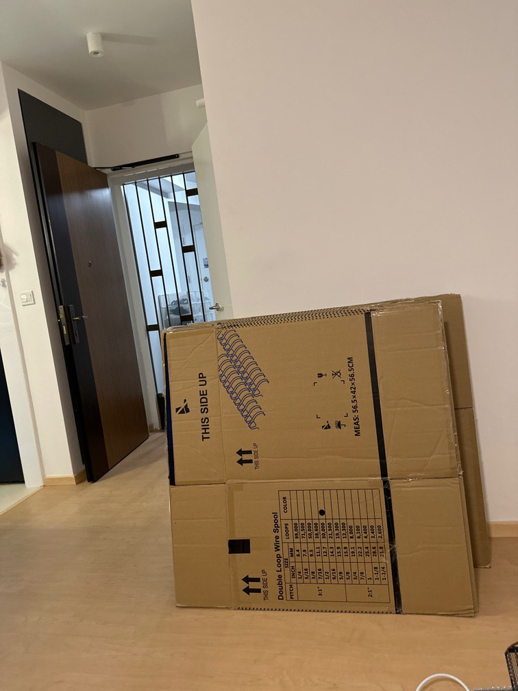 Used carton boxes ( house moving), Furniture & Home Living, Home ...