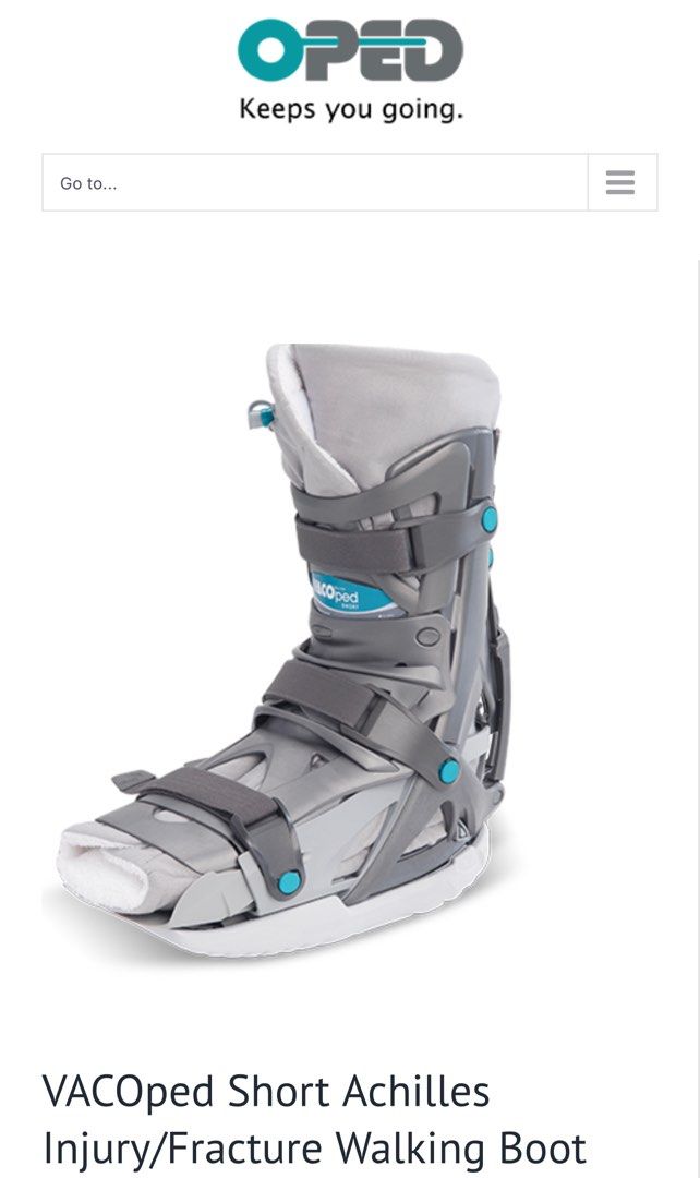 VACOped Short Achilles Injury / Fracture Walking Boot - right side ...