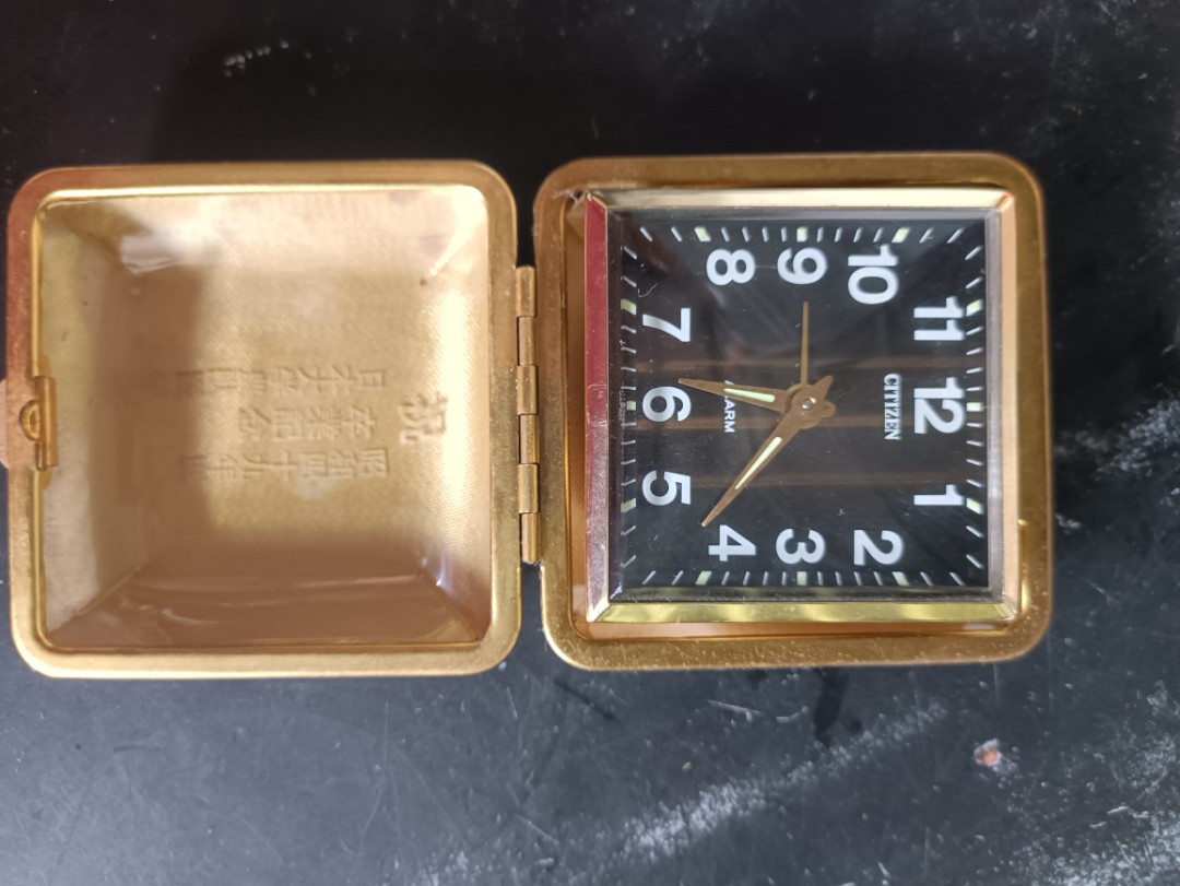 VINTAGE CITIZEN POCKET TRAVEL ALARM CLOCK, Hobbies & Toys, Memorabilia ...