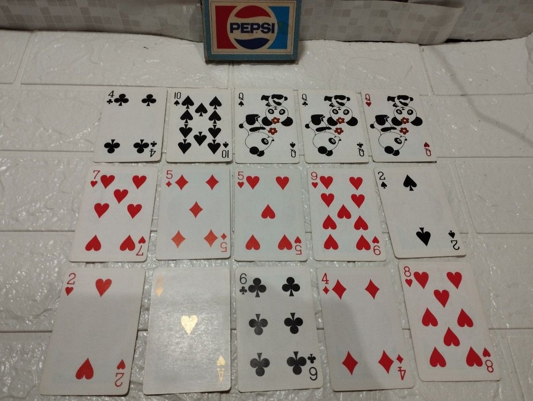 Vintage Pepsi playing cards, Hobbies & Toys, Toys & Games on Carousell
