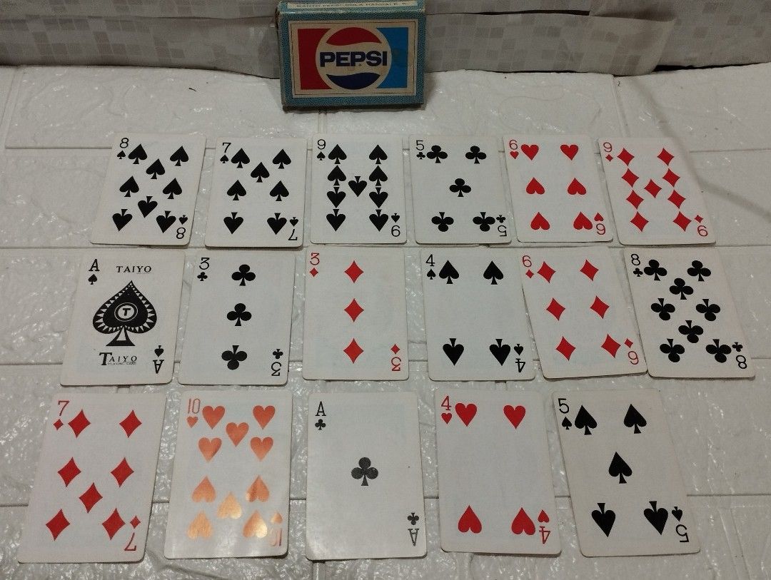 Vintage Pepsi playing cards, Hobbies & Toys, Toys & Games on Carousell