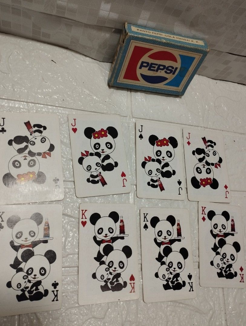 Vintage Pepsi playing cards, Hobbies & Toys, Toys & Games on Carousell