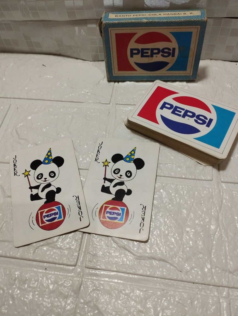 Vintage Pepsi playing cards, Hobbies & Toys, Toys & Games on Carousell