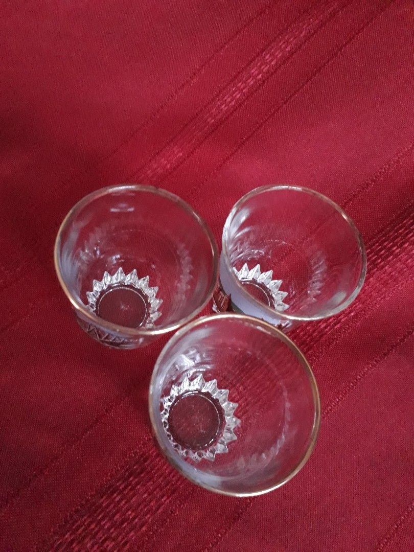Vintage Shot Glasses with UK Landmarks, Furniture & Home Living ...