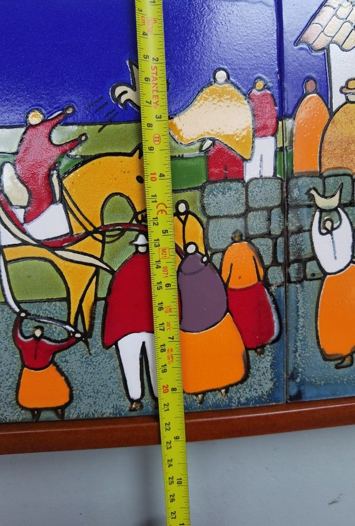 Vintage Tile art wall decor, Furniture & Home Living, Home Decor, Wall ...