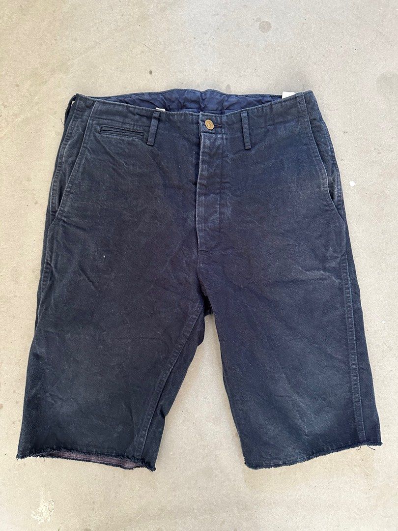 Visvim Indigo Shorts on Carousell