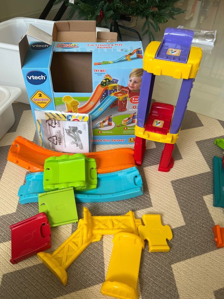 Vtech Go! Go! Smart wheels launch and play raceway, Hobbies & Toys ...
