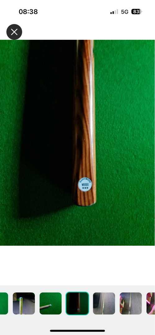 Woods 3 Star Handmade Snooker Cue, Sports Equipment, Sports & Games ...