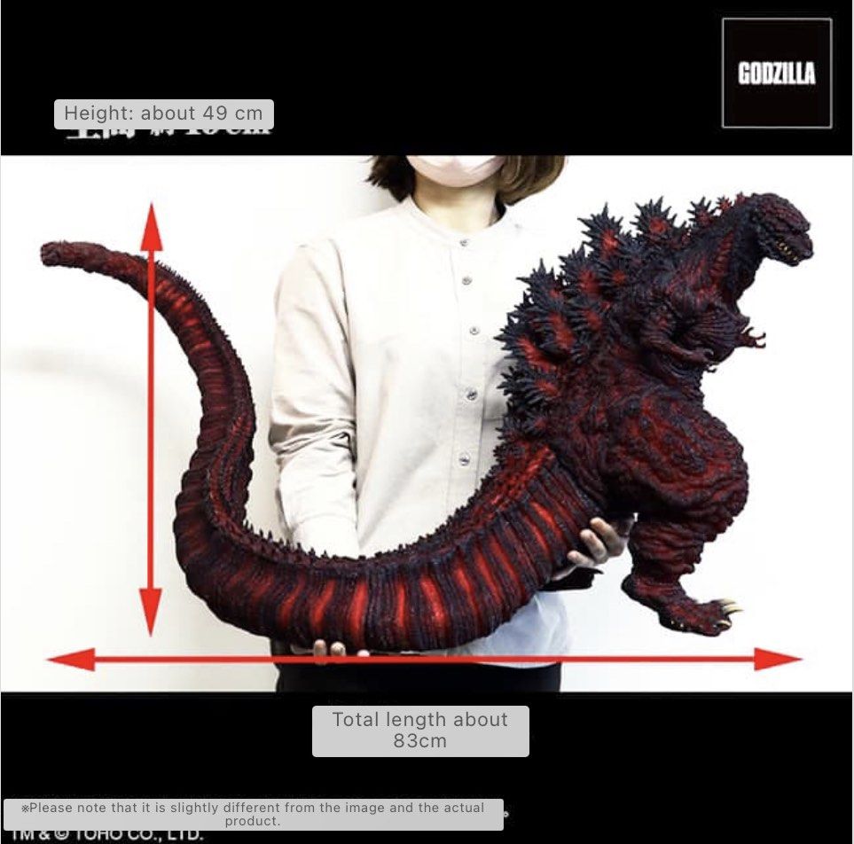 X-Plus Gigantic Series: Godzilla (2016) Godzilla Store Limited Red ...