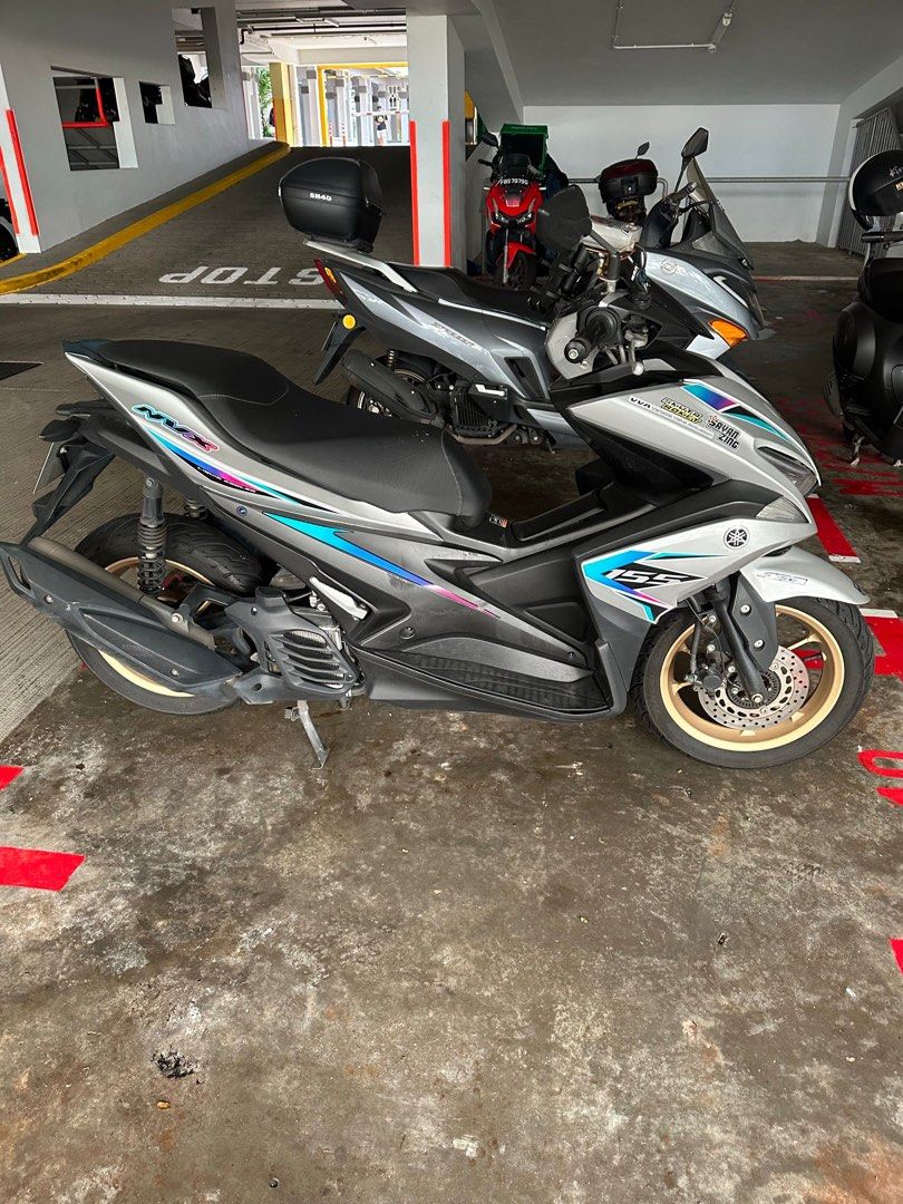 STOCK Yamaha Aerox 155, Motorcycles, Motorcycles for Sale, Class 2B on ...