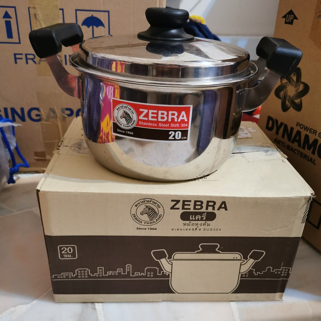 Zebra Stainless Steel Sauce Pot, TV & Home Appliances, Kitchen ...