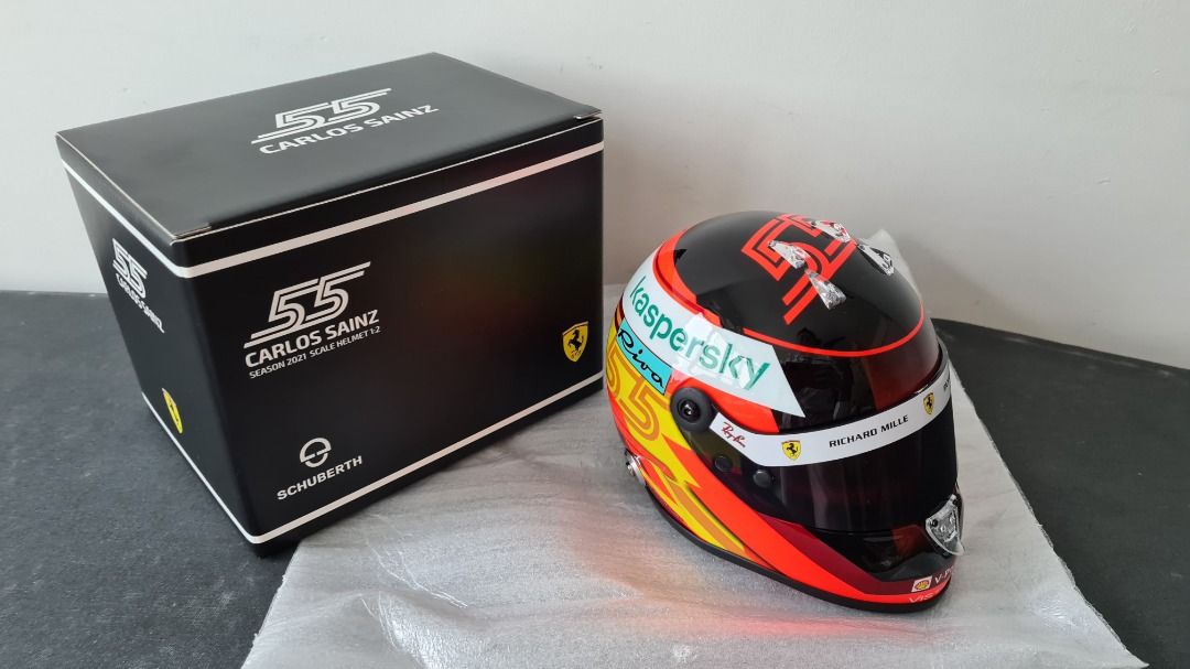 2021 Carlos Sainz F1 Scuderia Ferrari 1/2nd scale helmet, Hobbies ...