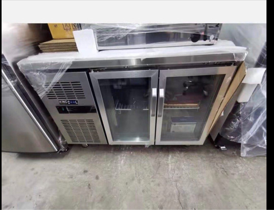 2 Glass Door Counter Chiller, TV & Home Appliances, Kitchen Appliances ...