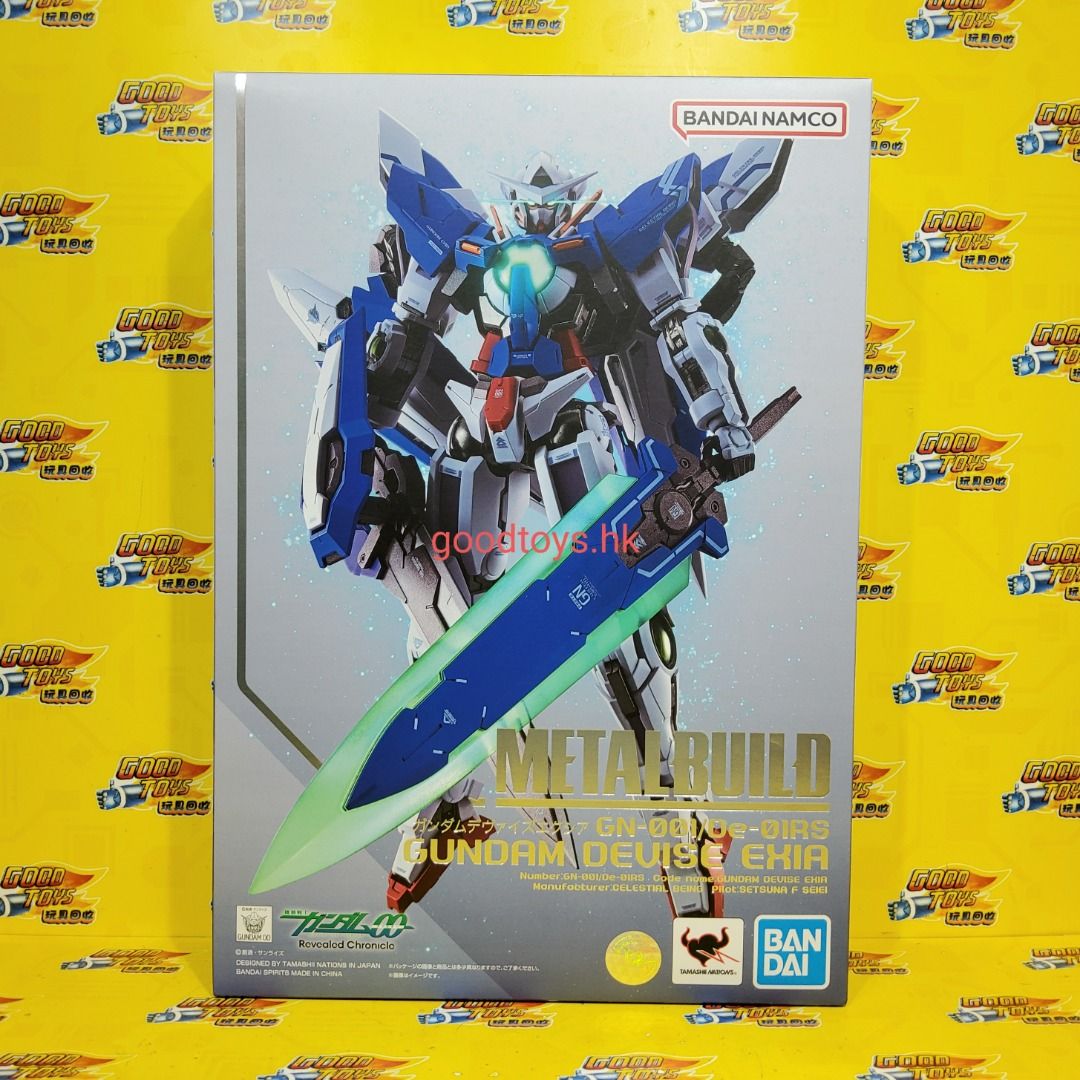 全新未開封 行版 BANDAI 高達00 超合金 METAL BUILD GN-001 GUNDAM DEVISE EXIA 能天使, 興趣及遊戲, 玩具 & 遊戲類 - Carousell