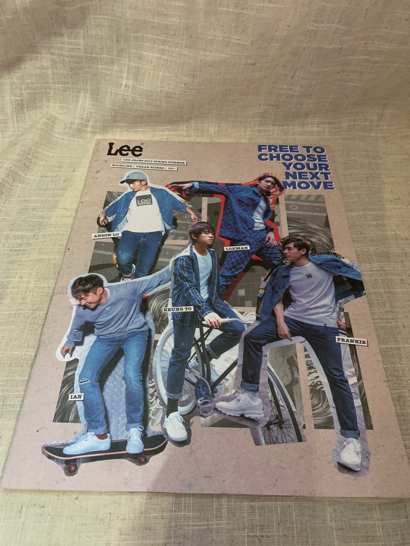 絕版!!! Mirror X Lee Jeans 2019 大頁厚紙雜誌 陳瑞輝 楊樂文 陳卓賢 盧瀚霆 姜濤 frankie lokman ...
