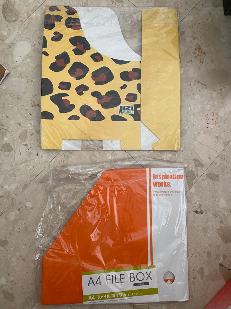 A4 size file box, Hobbies & Toys, Stationery & Craft, Other Stationery ...