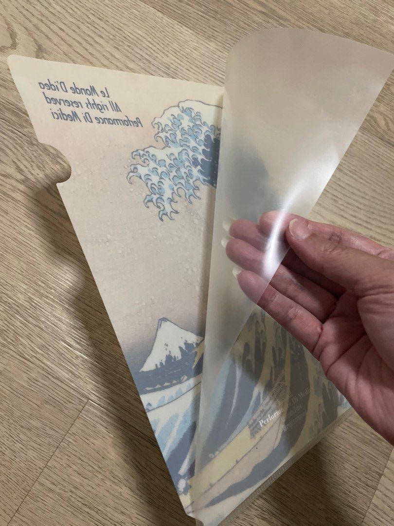 A4 size plastic folder beautiful design!, Hobbies & Toys, Stationery ...