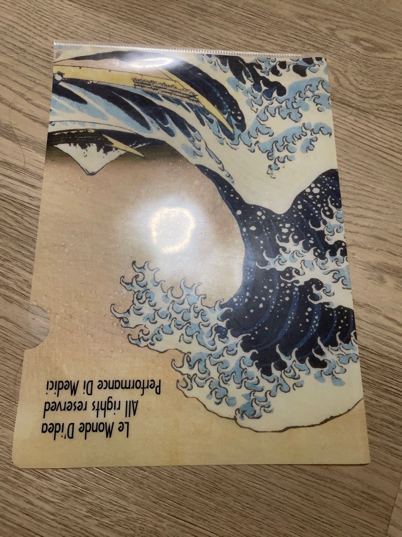 A4 size plastic folder beautiful design!, Hobbies & Toys, Stationery ...