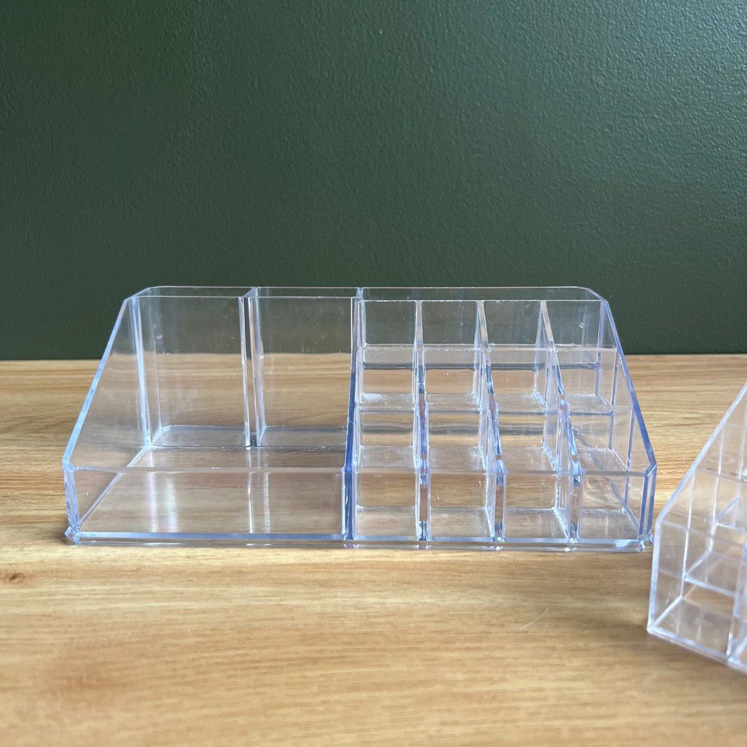 Acrylic Make Up Containers, Furniture & Home Living, Home Improvement ...