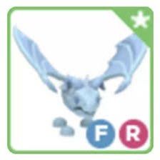 Adopt me Full grown Fly Ride Frost Dragon, Video Gaming, Gaming ...