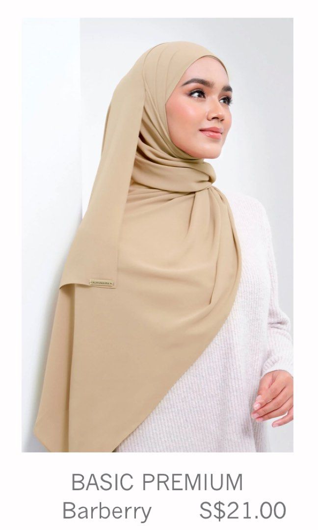 Alhumaira Basic Premium, Women's Fashion, Muslimah Fashion, Hijabs on Carousell