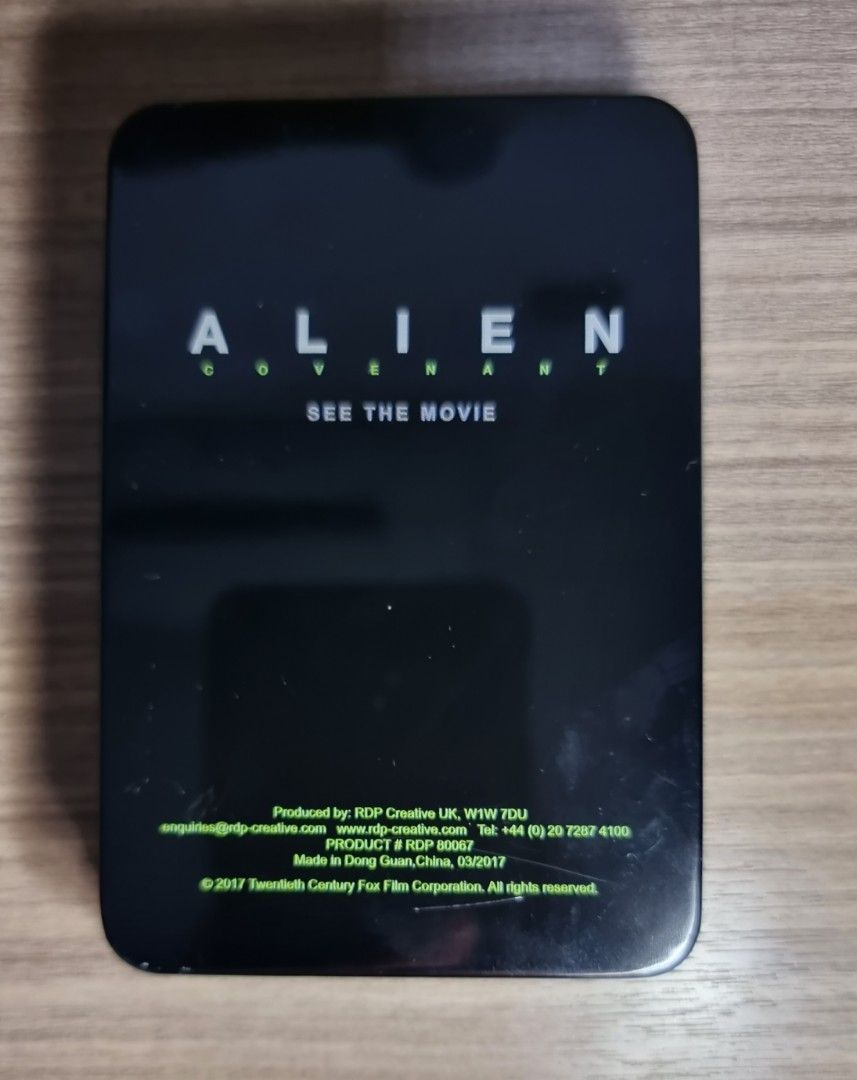 Alien Covenant Poker Card, Hobbies & Toys, Memorabilia & Collectibles ...